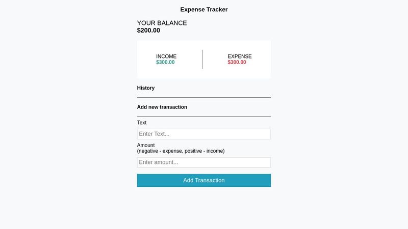 Expense Tracker App