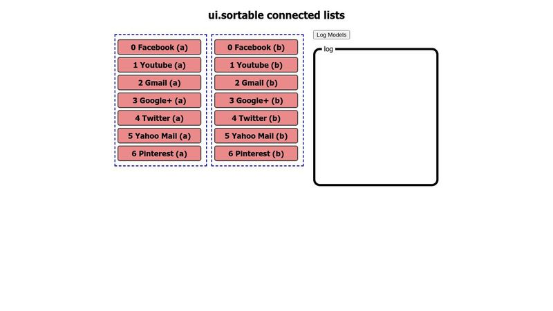 ui.sortable connected lists