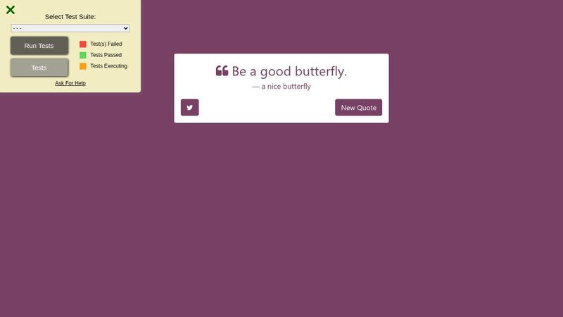 Random Quote Machine w React/Redux
