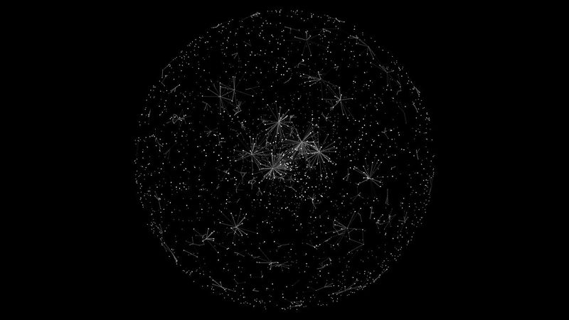 THREE.js Sphere Particles