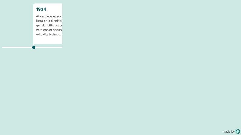 Building A Horizontal Timeline With Css And Javascript Scrolling Implementation