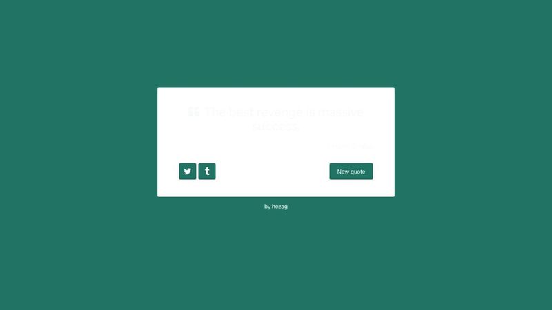 Build a Random Quote Machine