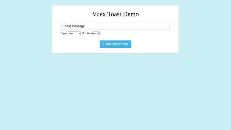 Vuex Toast Demo