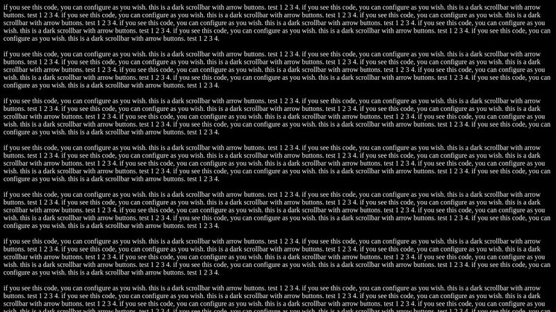 scrollbar dark mode style