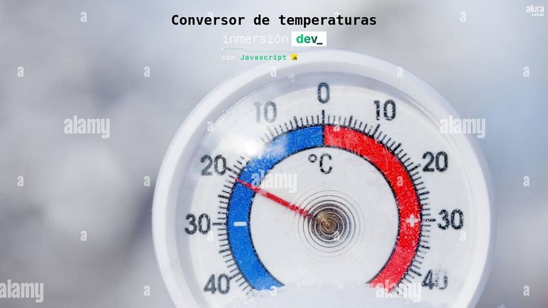 Clase 01 - Conversor de temperaturas