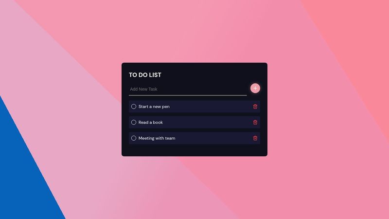 To Do List UI