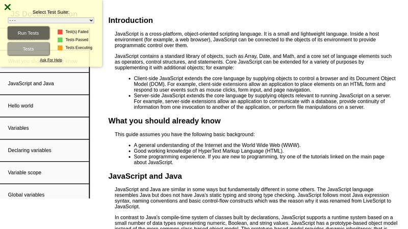 JS Documentation