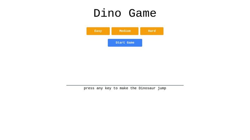 Game on JS: Dino and Cactus