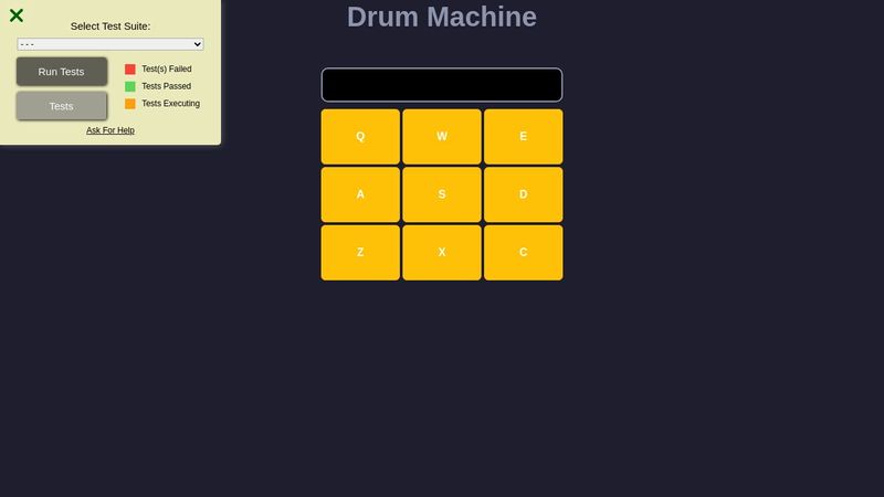 freeCodeCamp - Drum Machine
