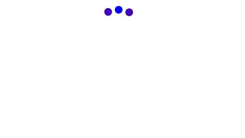 Loading animation - Bouncing dots