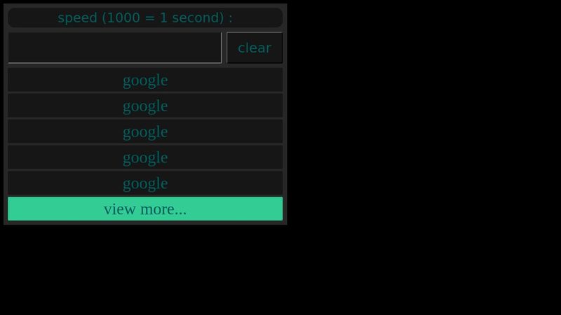 list more in css & js + speed