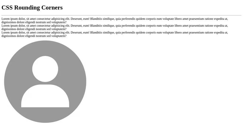 CSS Intermediate - CSS rounding corners