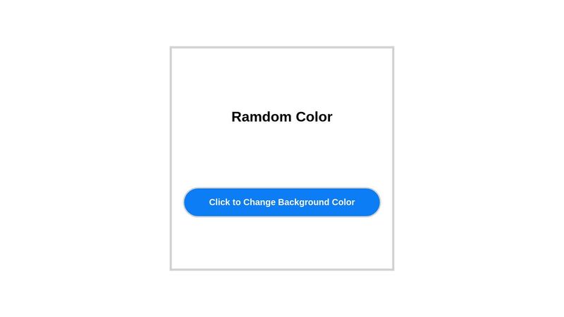 JavaScript - Random RGB Color
