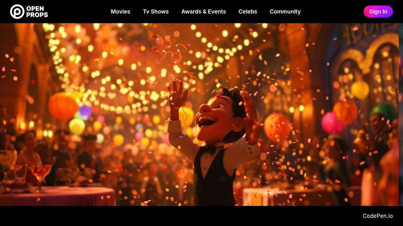 Open Props - Dropdown Menu & Infinite Scroll Animation