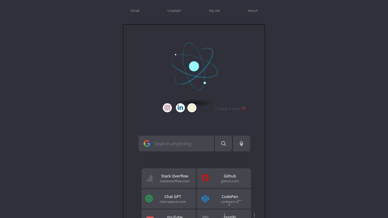 Chrome Home page Redesigned