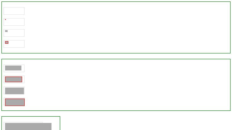 dimension of absolute positioned element