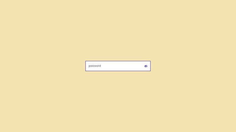 Show And Hide Password Animation By Rustcode