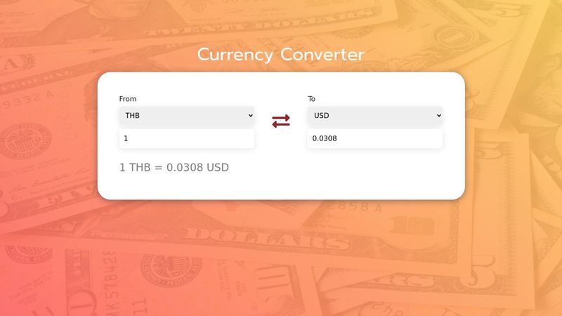 Currency Converter with fetch Api