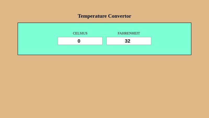 Temperature-Convertor