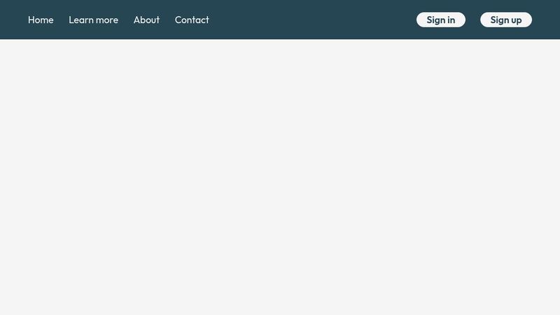 Reponsive Navigation Bar