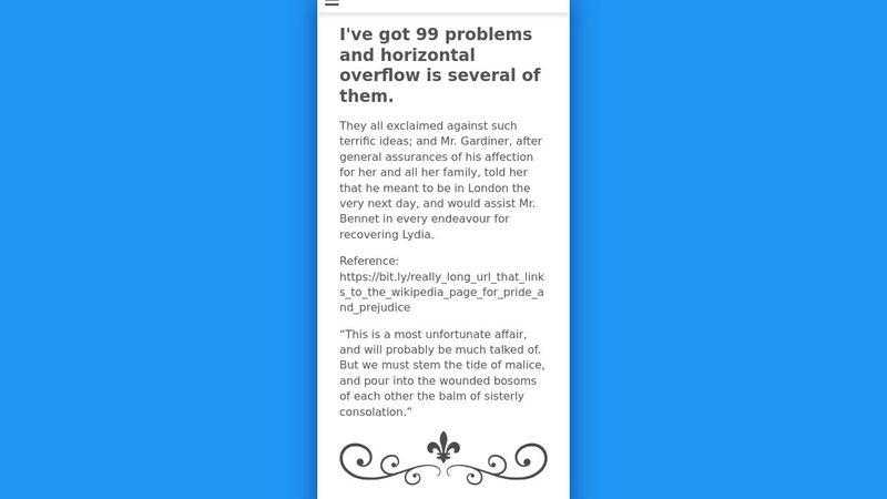 Oh No, Overflow! [CodePen Challenge]