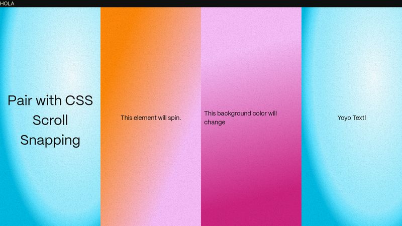 Pair With Css Scroll Snapping Scrolltrigger