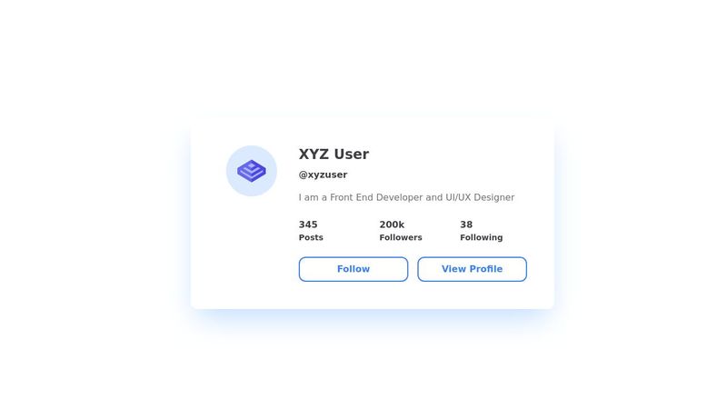 Tailwind CSS Profile Card Component