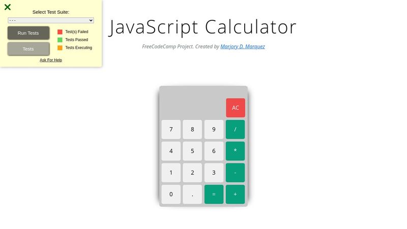 FCC- Javascript Calculator