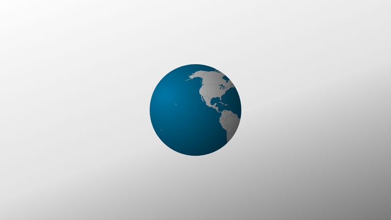 3D Earth Rotating Animation CSS3