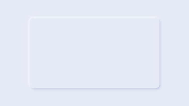 Simple Neumorphic Card