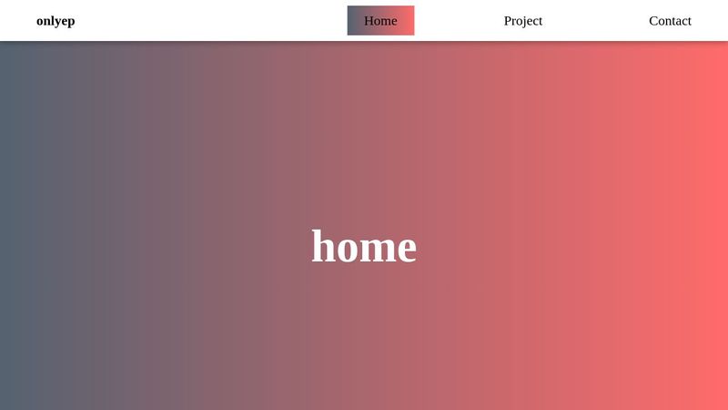 Javascript Animated Navbar