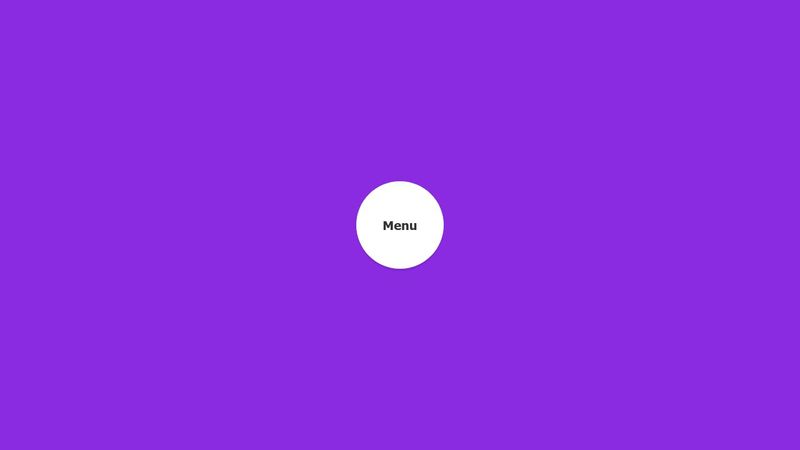 Radial Menu CSS
