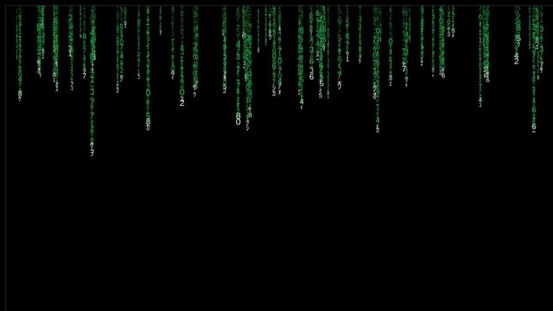 matrix code rain