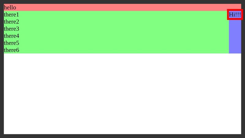 Flex scroll overflow thing
