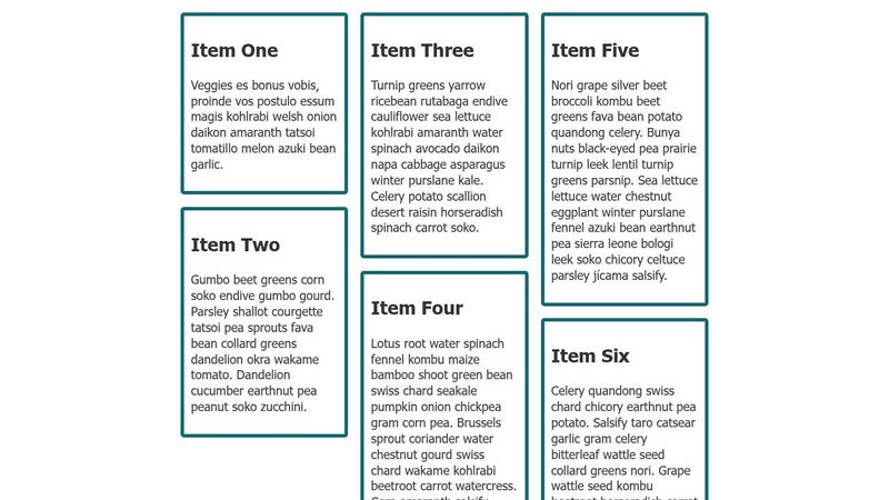 CSS Masterclass: fragmentation and break