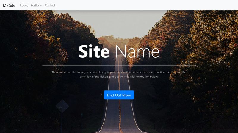 CSS Bootstrap About Exercise Start