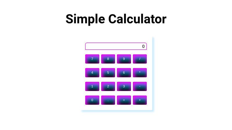 Simple Calculator
