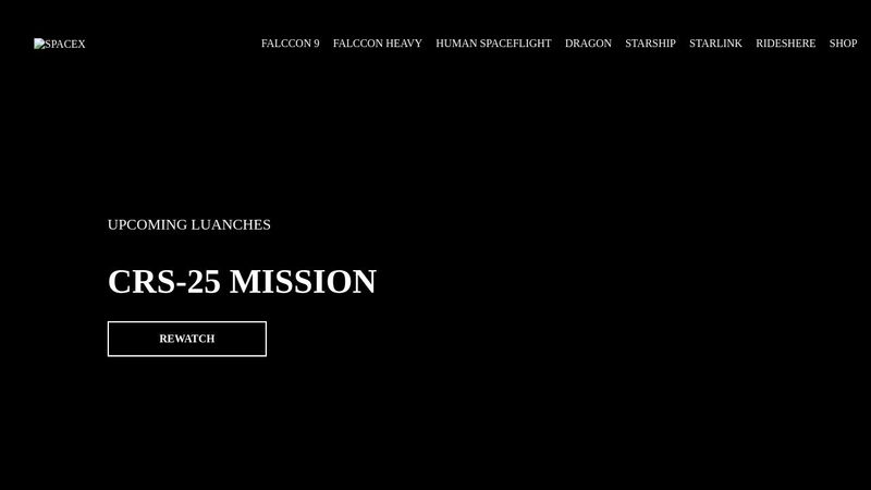 SpaceX Website Clone