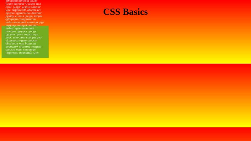 CSS Basics