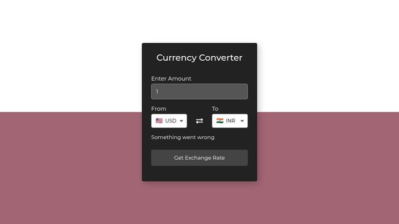 Currency Converter using JS
