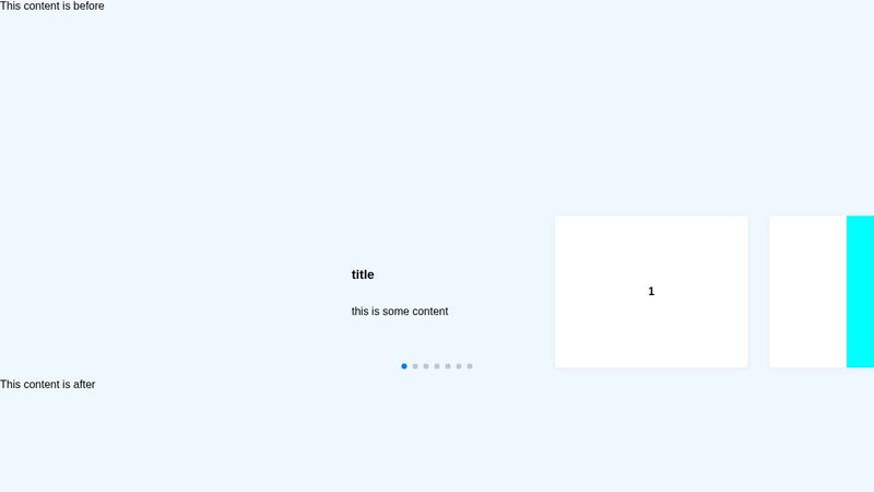 Carousel with swiper.js