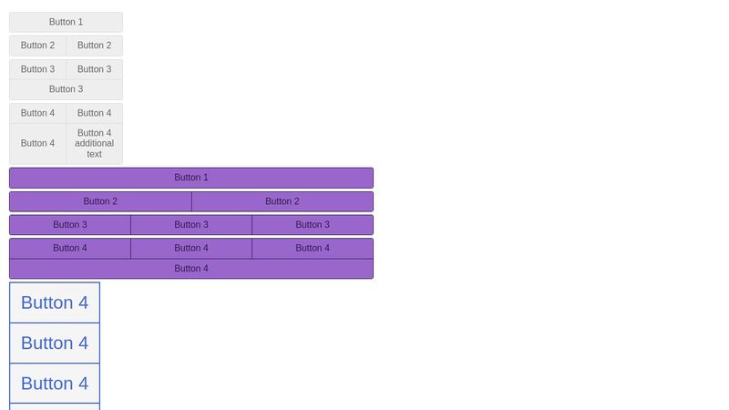 Multi Row Pill Buttons