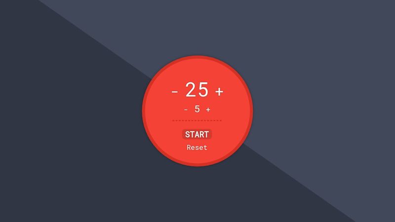Pomodoro Clock Javascript