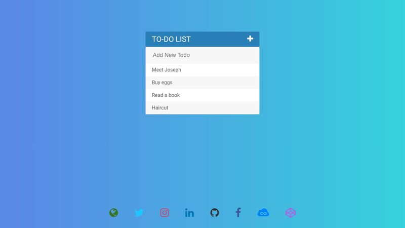Todo List - jQuery + CSS + HTML