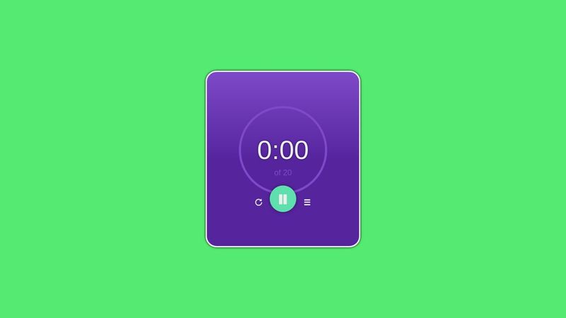 Timer UI Design (IWatch)