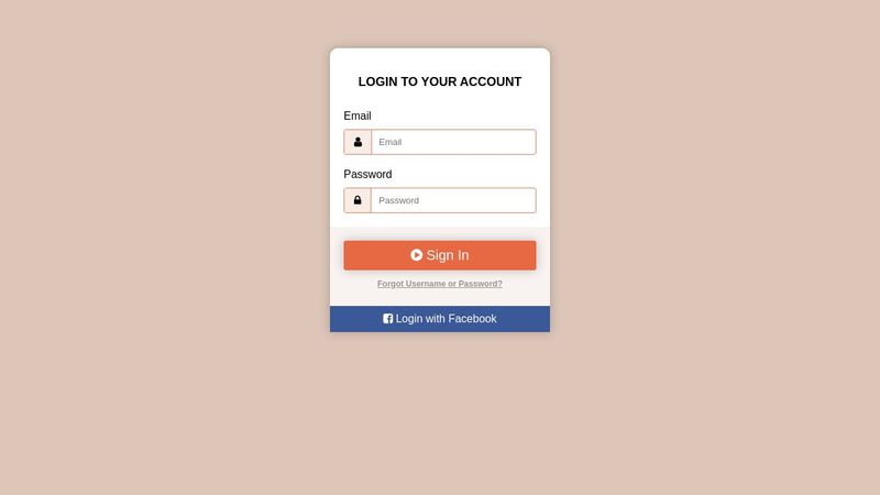 Login form
