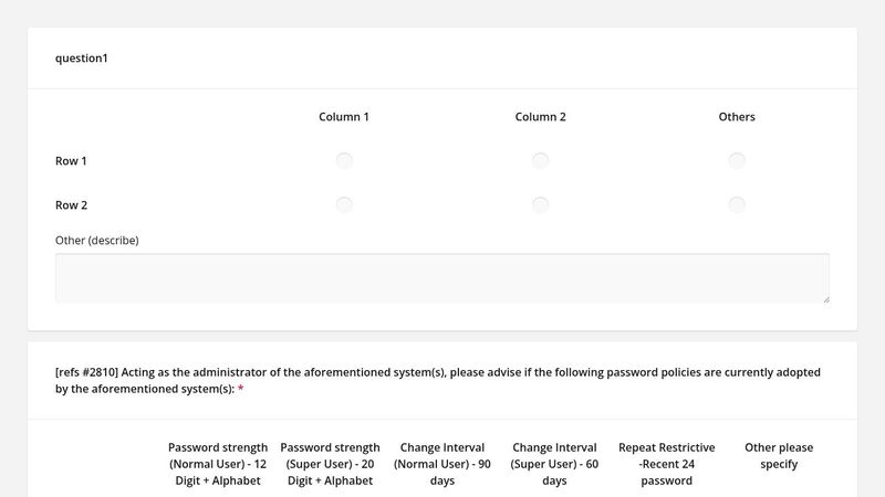 SurveyJS Library for React : Custom Form Validation Using Expressions