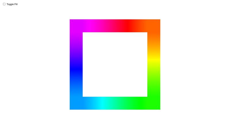 CSS Rainbow Gradient Border (Animated)
