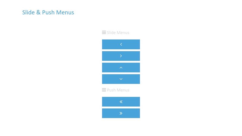 Slide & Push Menus