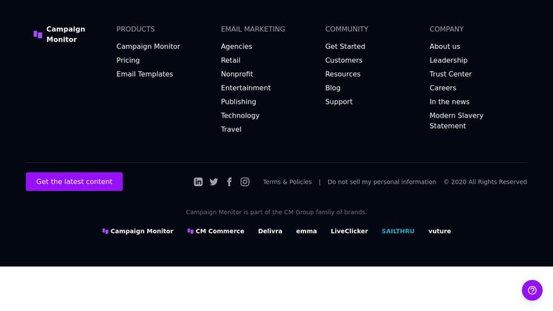 Vue JS - Footer Section